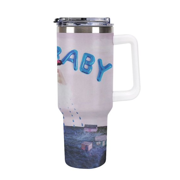 Cry Baby Melanie Martinez Large Capacity Car Cup Tumbler with Lid And ...
