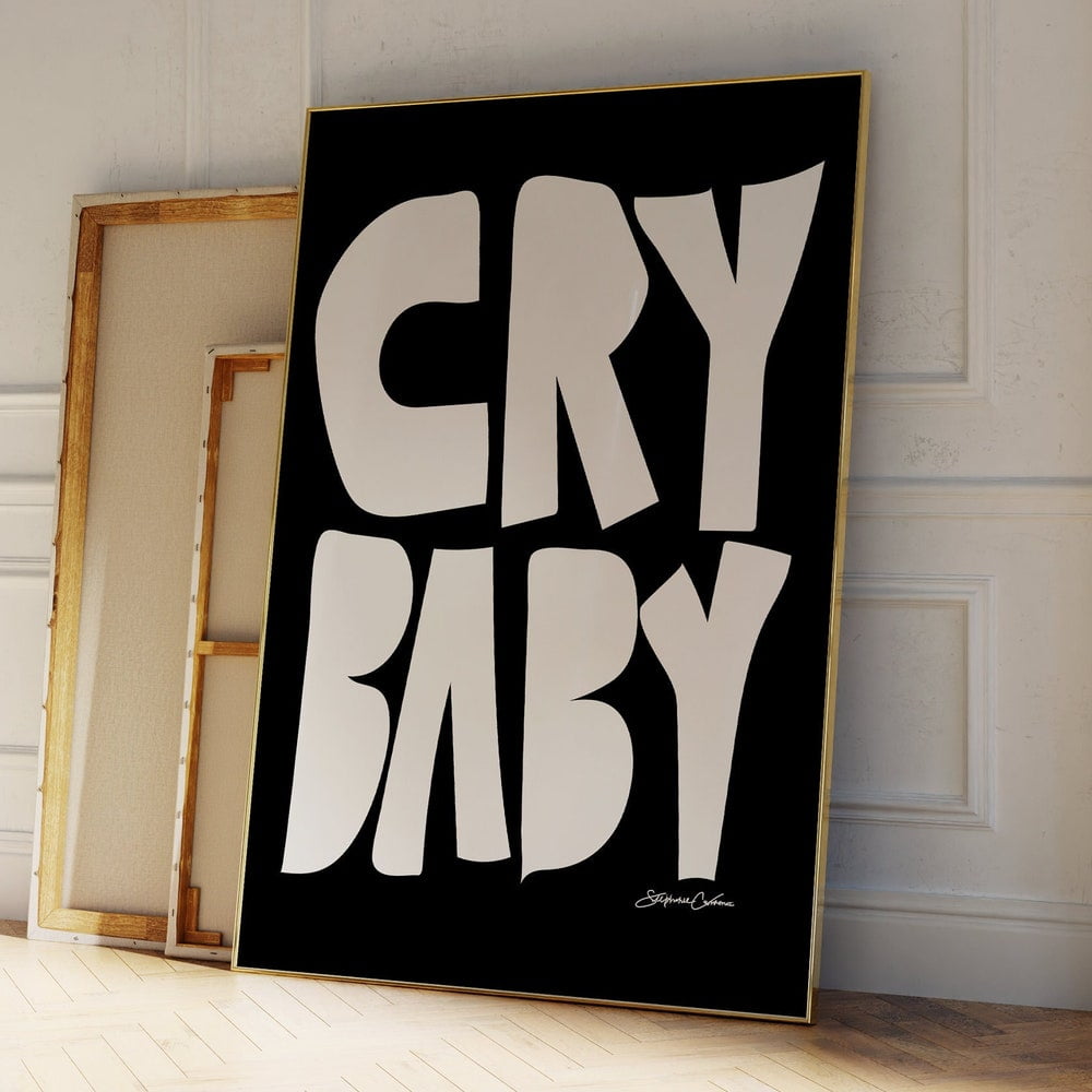 Cry Baby Poster, Mid Century Print, Aesthetic Room Decor, 70S Trendy ...