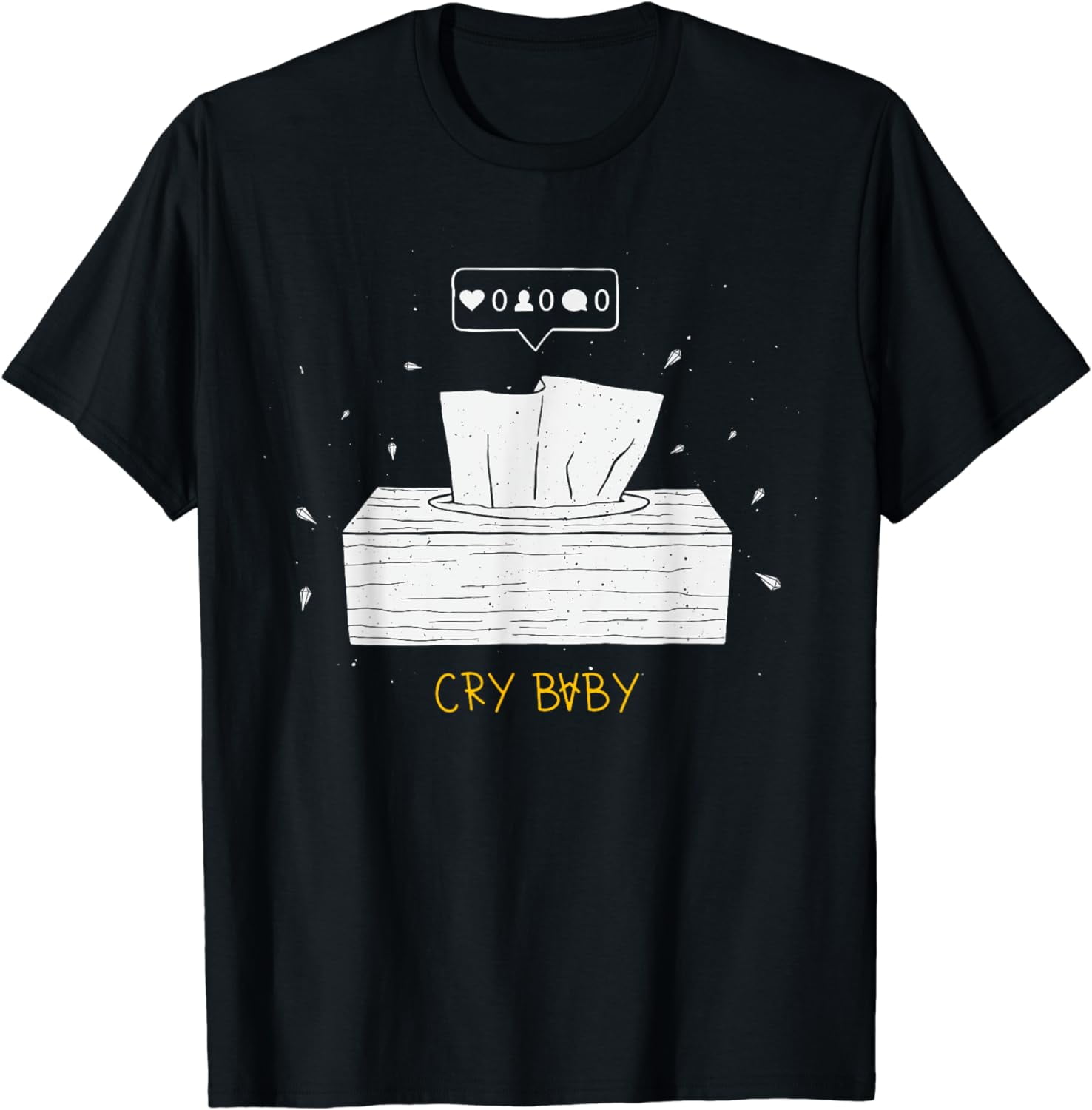 Cry Baby - Sad Aesthetic Edgy Streetwear T-Shirt - Walmart.com