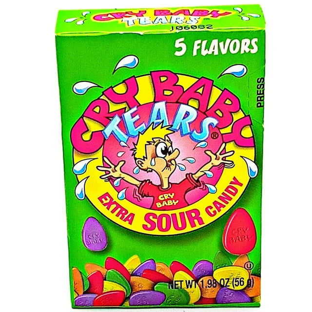 Cry Baby Tears - 1.98 oz - 4 pack -Extra Sour Candy - FREE SHIPPING ...