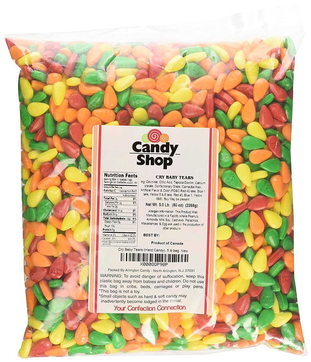 Cry Baby Tears (Hard Candy), 5 lb Bag (1 Pack) - Walmart.com