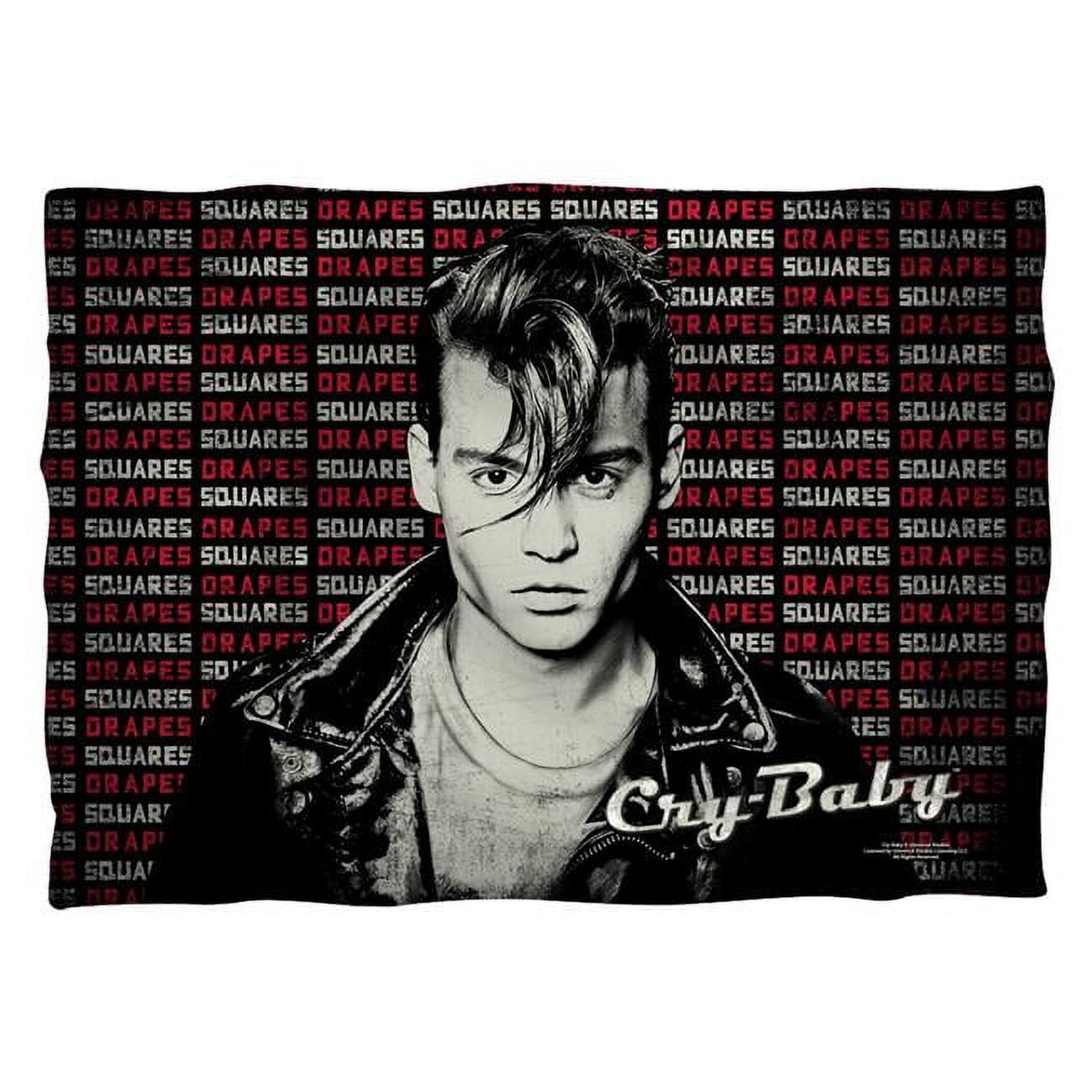 Cry Baby/drapes And Squares-pillow Case-white-20x28 - Walmart.com