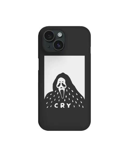 Cry Sad Ghost Gothic Phone Case for iPhone 16 15 14 13 12 11 Pro Max ...