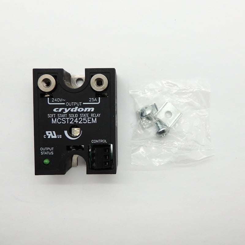 Crydom 240V 25A Soft Start Solid State Relay MCST2425EM - Walmart.com