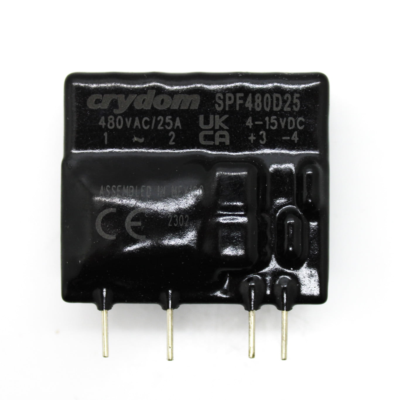 Crydom SPF480D25 25A 48-660V SPST-NO PCB Mount 4-Pin Solid State Relay - Walmart.com