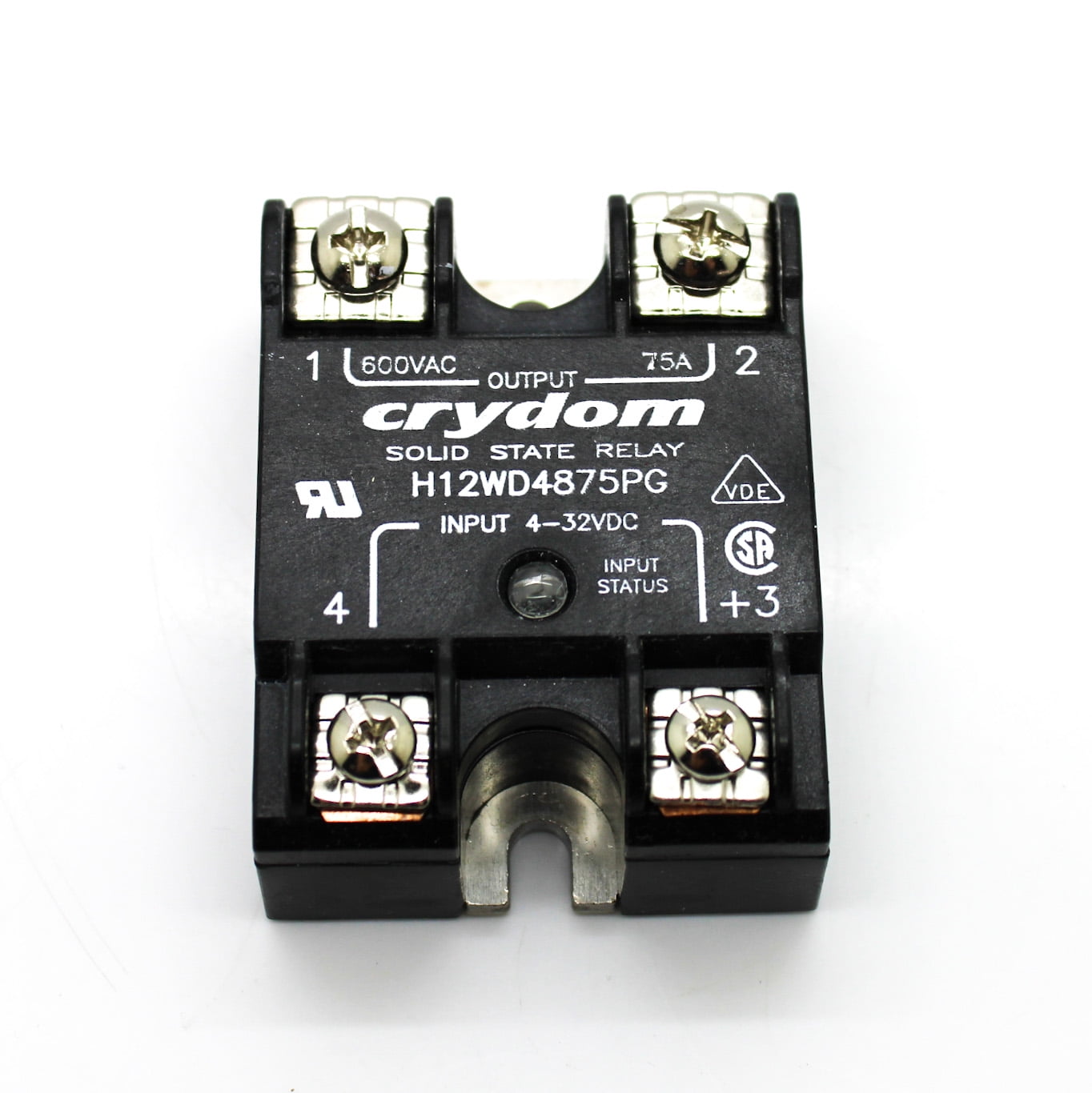 Crydom 600VAC 75A Zero-Switching Panel Mount Solid State Relay ...