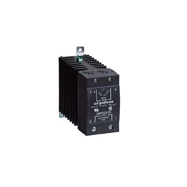 Crydom CMRD4835P, Solid State Relay, DIN Rail Mt, Load: 530VAC 35A, 3 ...