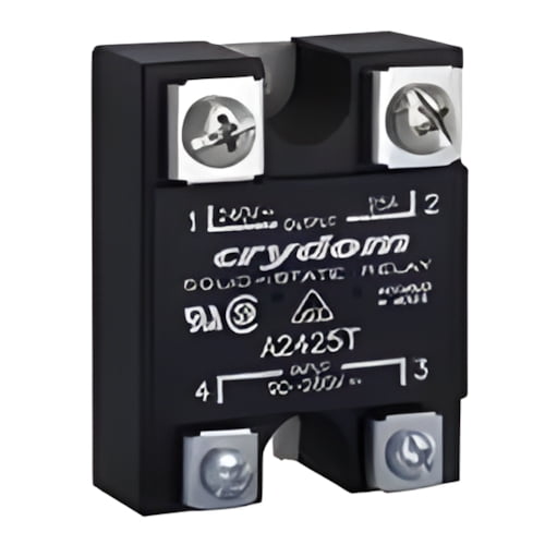 Crydom D2475-B, Solid State Relay, Panel Mt, Load: 75A 24-280VAC ...