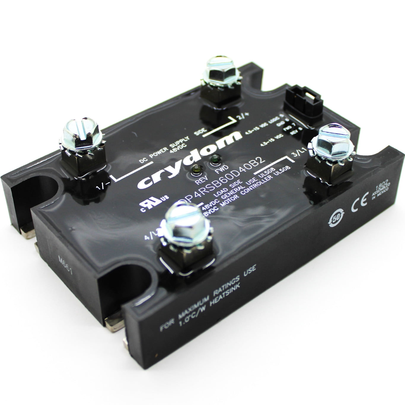 Crydom DP4RSB60D40B2 40A 48VDC Solid State Reversing Contactor ...