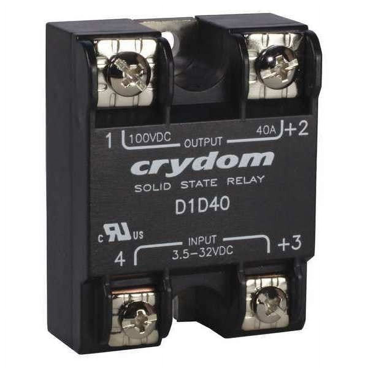 Crydom Solid State Relay,In 4 to 32VDC,40 D1D40 - Walmart.com