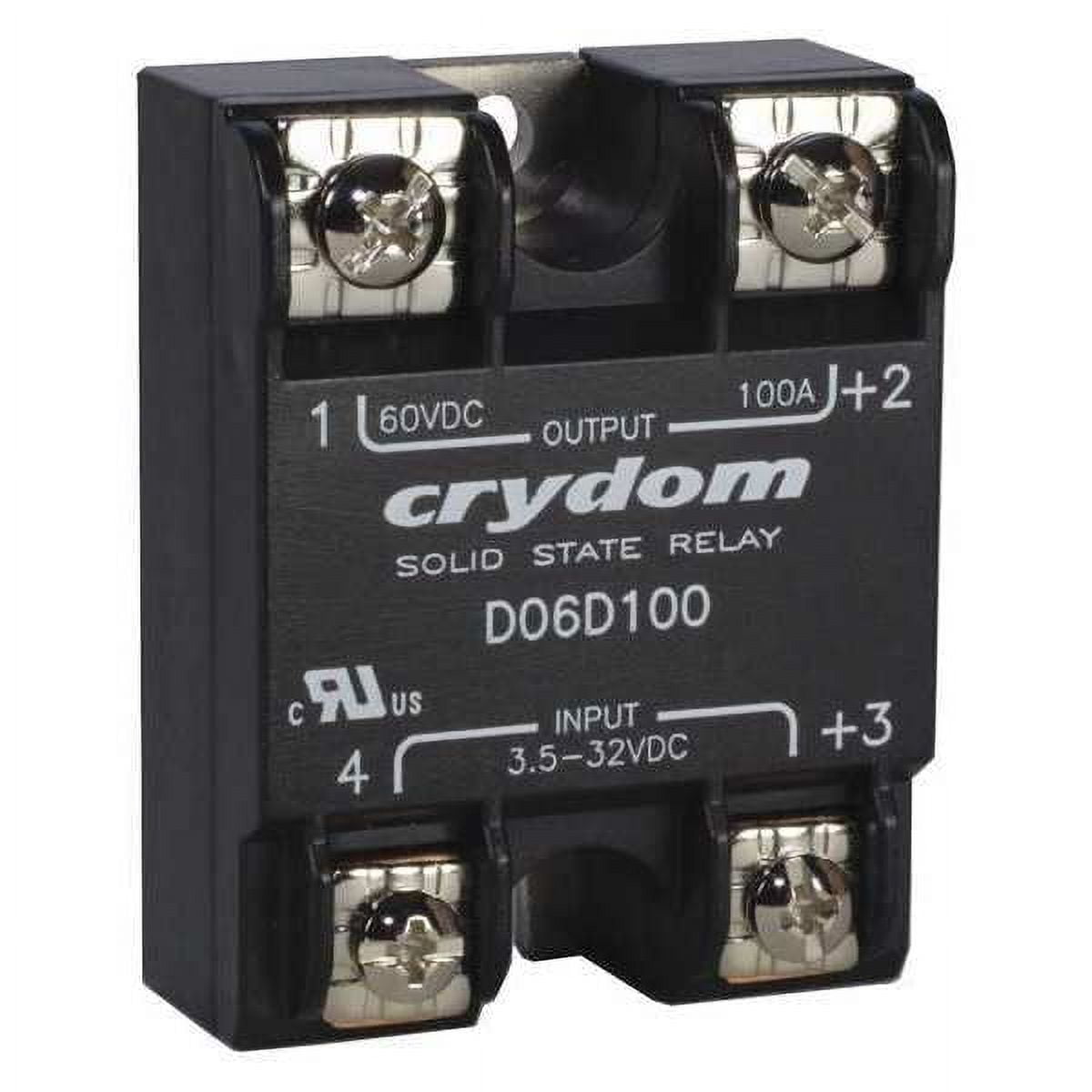 Crydom Solid State Relay with Screw Clamp Connection, 4 to 32VDC Input ...