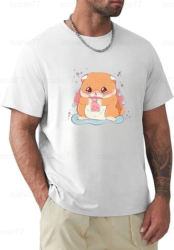 Crying Hamster Viral Meme Graphic in Cute Cartoon Style T-shirt, for ...