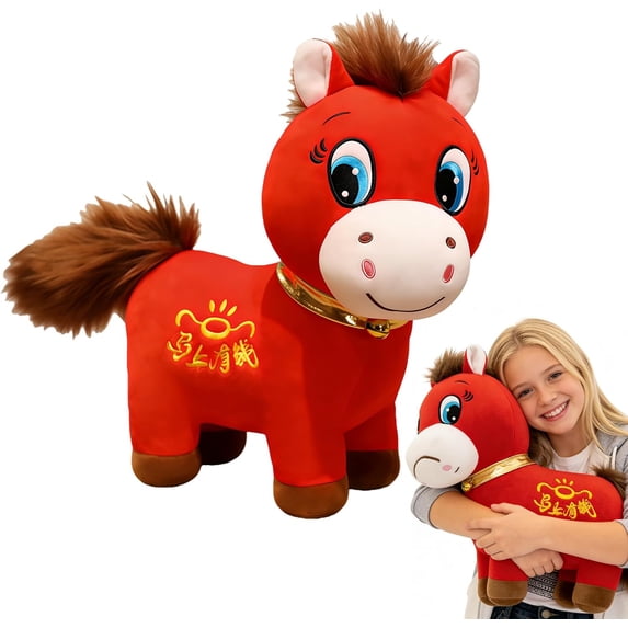 Crying Horse, Year of The Horses 2026 Plush, 8/10 Inch Smiling & Crying ...