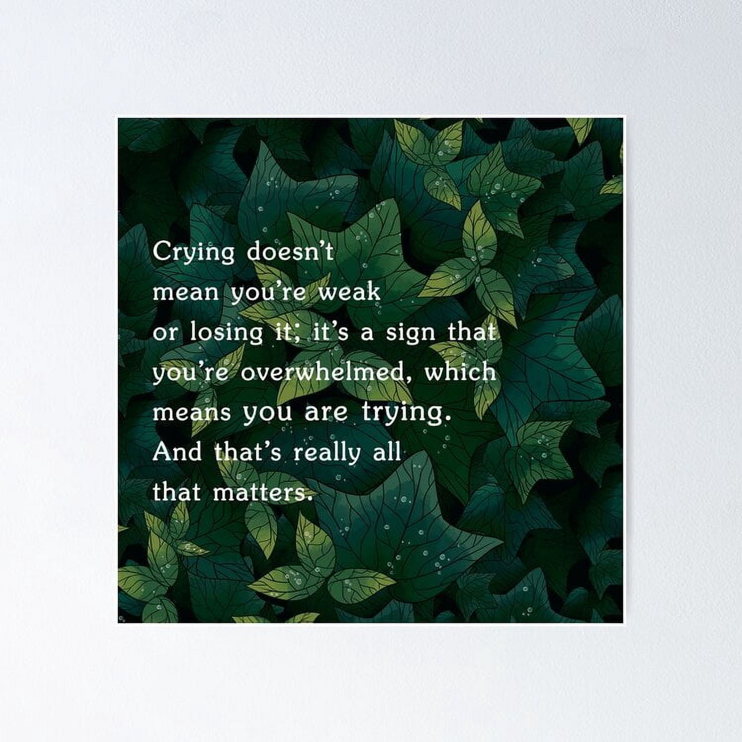 Crying Ivy UNFRAMED Poster, 12x18 - Walmart.com