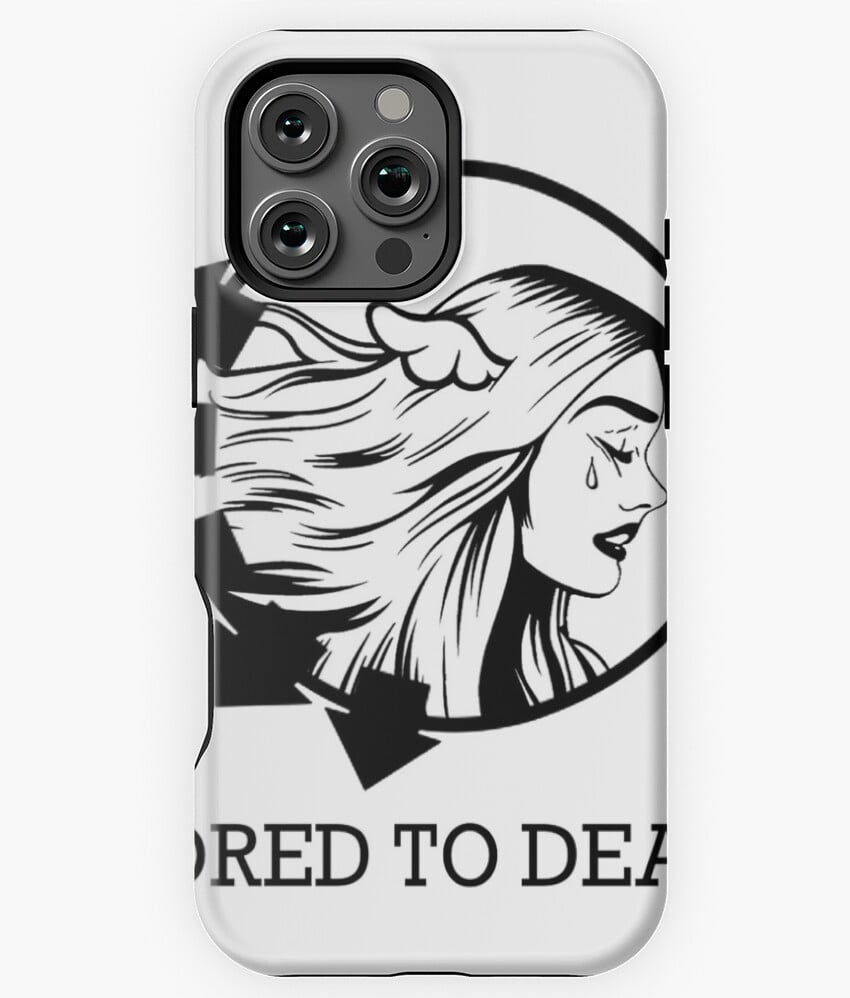 Crying Lady Sad Portrait Art Design N6450 Phone Case for iPhone 17 16 ...