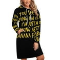 Crying Over Banana Fish-Black Version Hoodie Sweatshirt Women ...