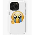 Crying Peace Sign Emoji Funny Sad G3731 Phone Case for iPhone17 16 15 ...