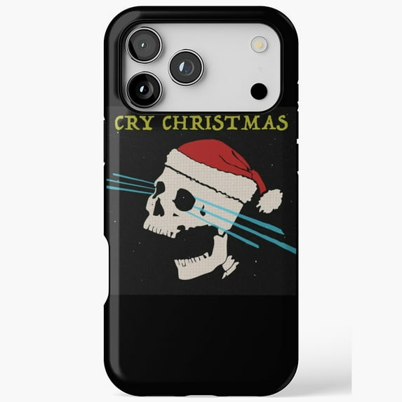 Crying Sad Face Christmas Mood Case for iPhone 11 12 13 14 15 16 17 Pro ...