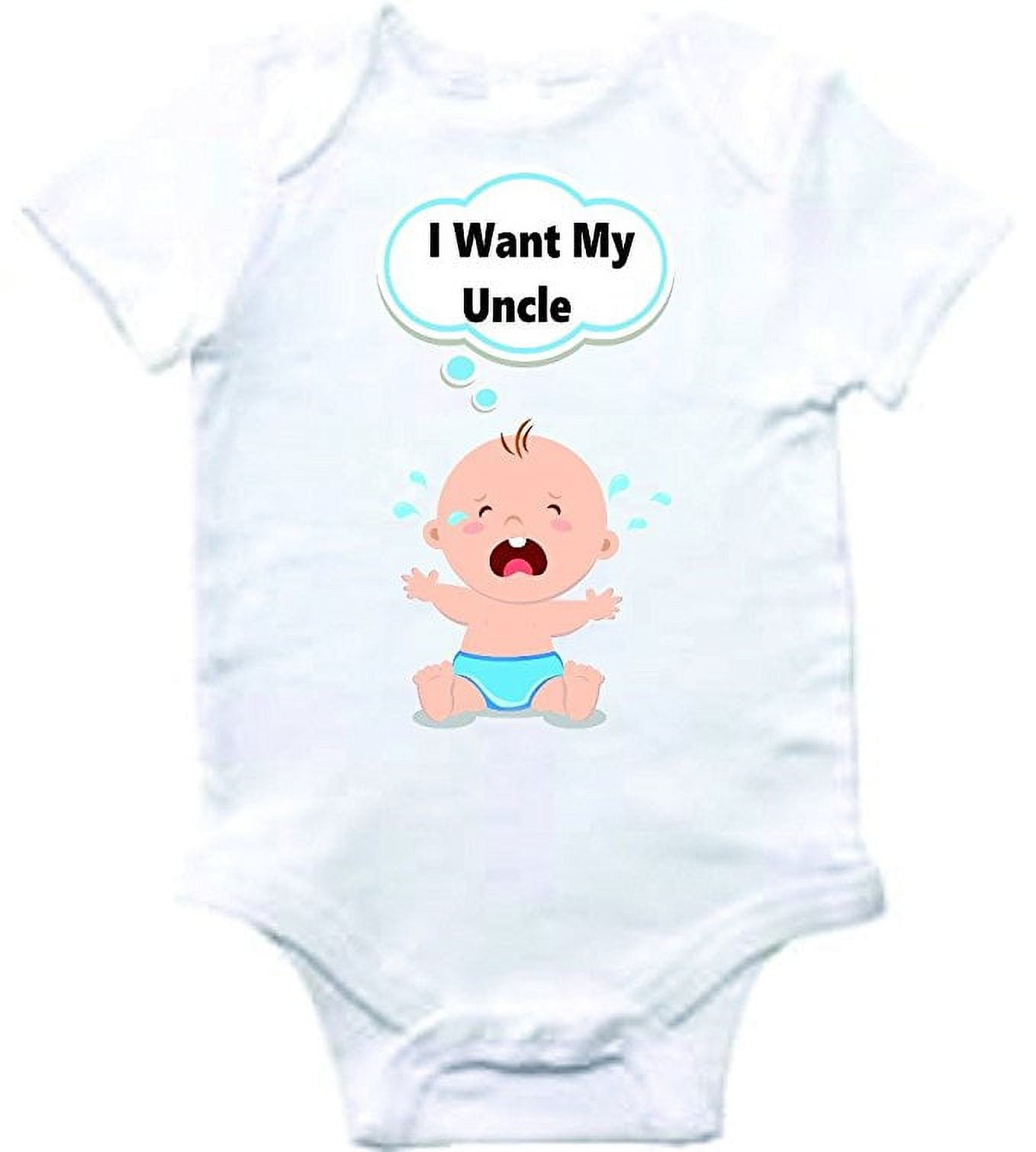 Design With Vinyl Crying for Uncle Clothes Gift for Nephew ...