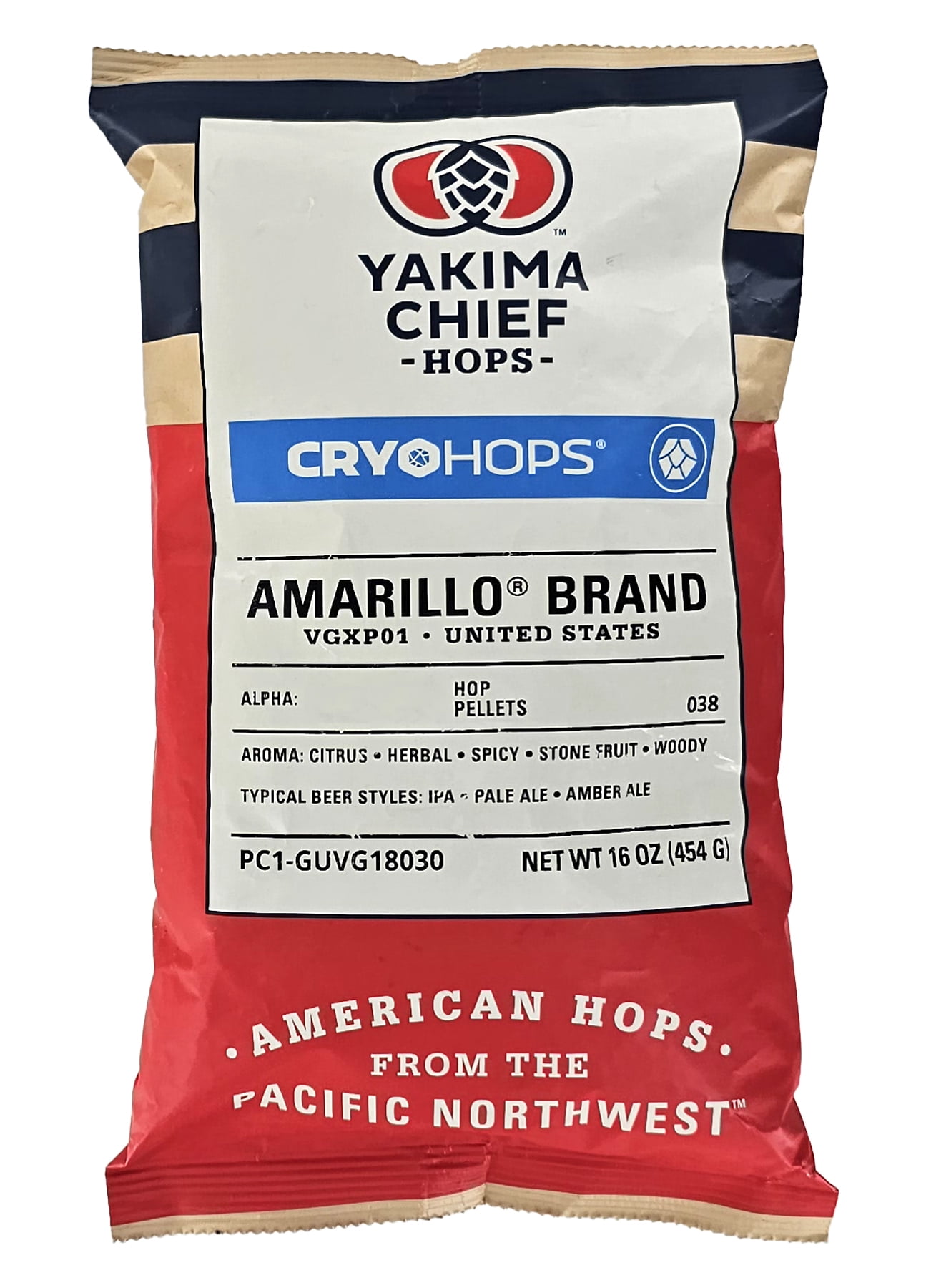 Cryo Hops® Amarillo Pellet Hops 1LB - Walmart.com
