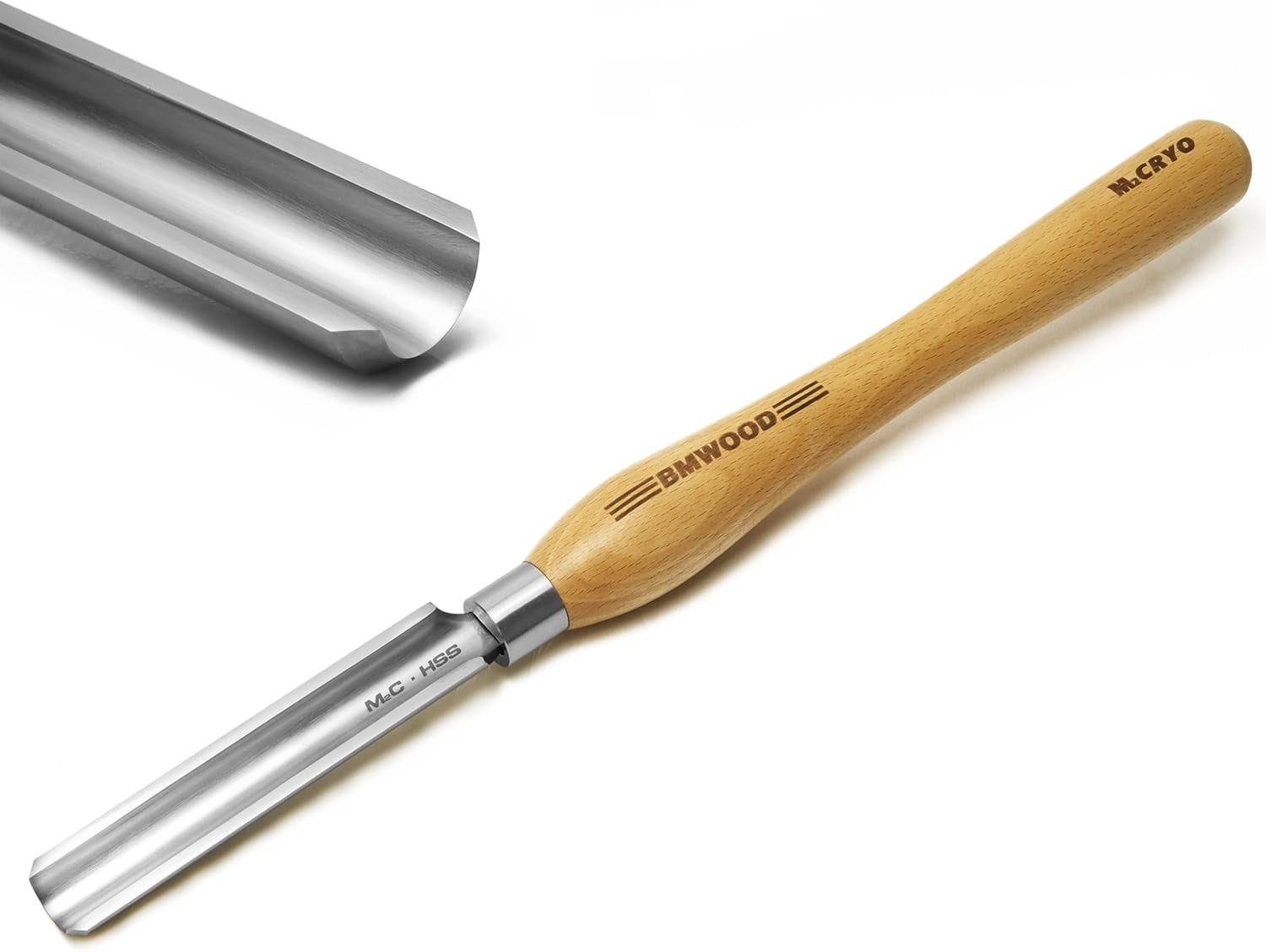 Cryo M2 3/4" Spindle Roughing Gouge with Handle 12-1/2" for Woodturning ...