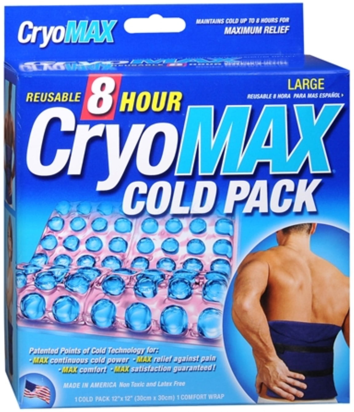 Cryo-MAX Cold Pack 8 Hour Large 1 Each (Pack of 2) - Walmart.com