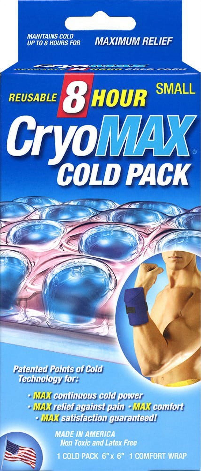 Cryo Max Cold Pack Reusbl Size 6x6 Cryo Max Cold Pack Reusable 8hr ...