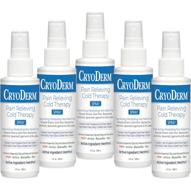 CryoDerm 4 oz Spray Cold Therapy (5 Pack) - Walmart.com