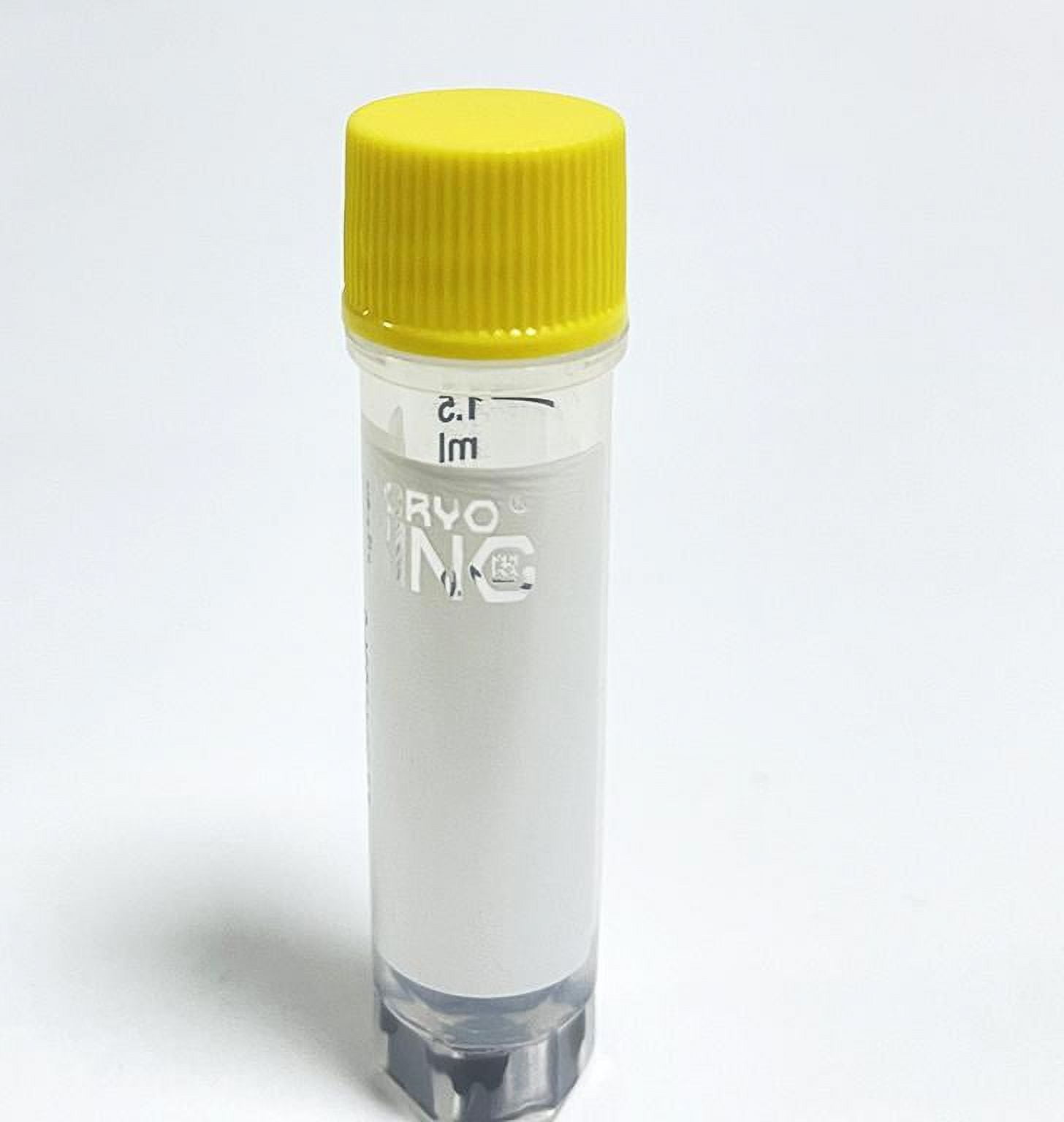 CryoKing Cryogenic Vials Plastic Tubes with Caps Bottom 2D Barcode for ...