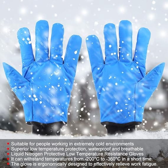 Cryogenic Warm Gloves -200℃ to -360℃ Low Temperature LN2 Liquid ...