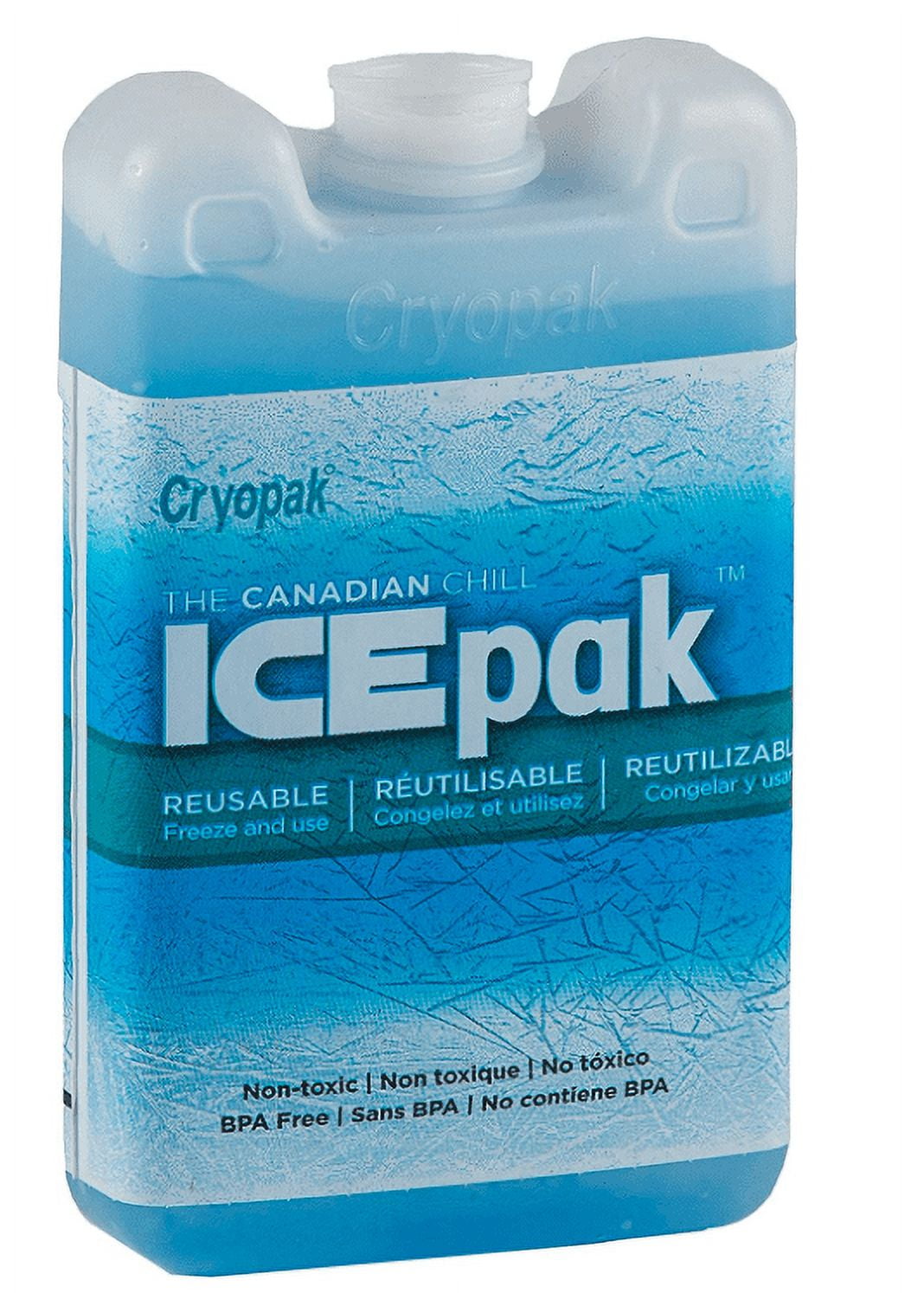 Cryopak Hard Shell Reusable Ice Pack, 3" x 5", Colors Vary (Pack of 4 ...