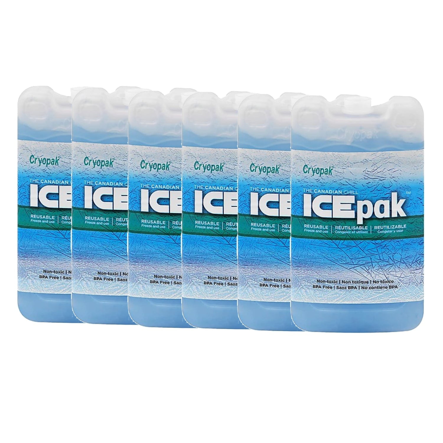 Cryopak - Set of 6 Reusable IcePak, Non-Toxic - Walmart.com