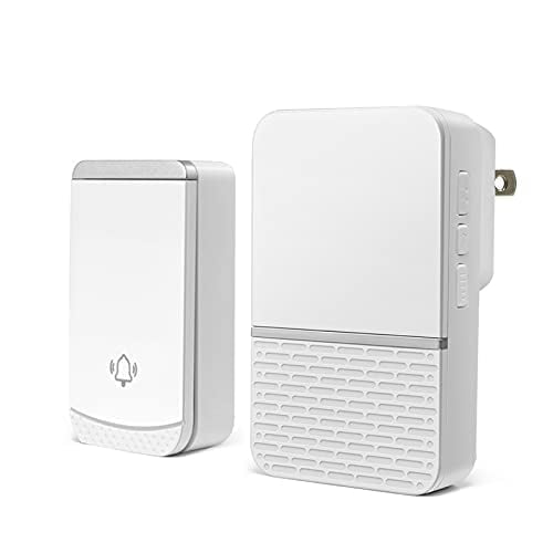 Crypo Wireless Doorbell Door Bell Chime Kit with LED Light 1 Receiver ...