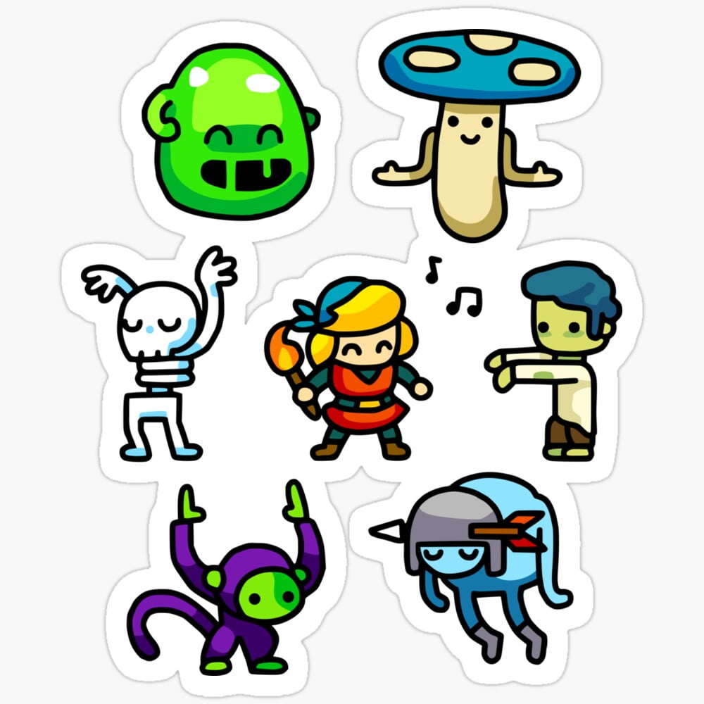 Crypt Dance Party Sticker Phone Decal Water Bottle Stickers Car Decals ...