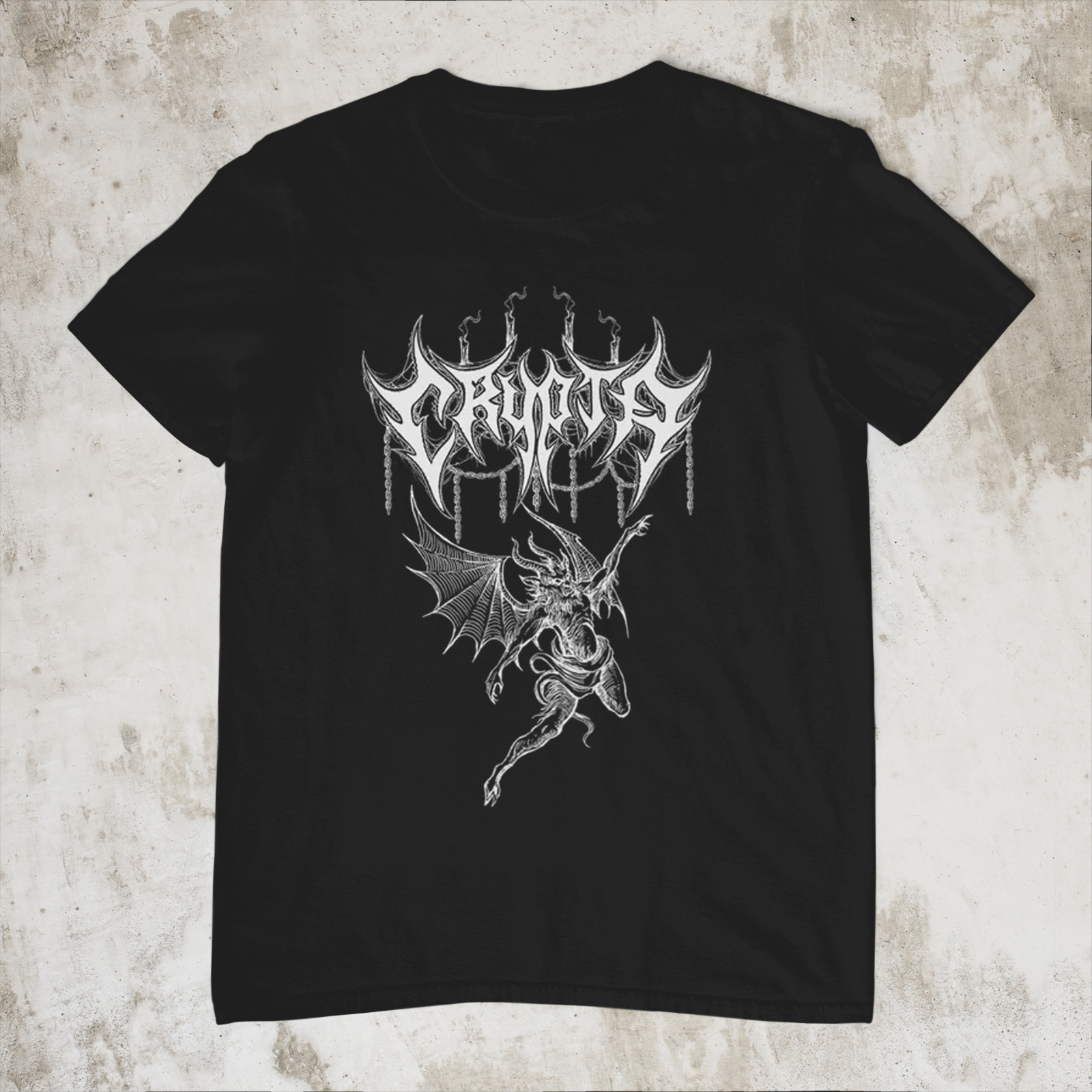 Crypta Demon Short Sleeve Cotton Gift For Fan Black All Size Shirt ...