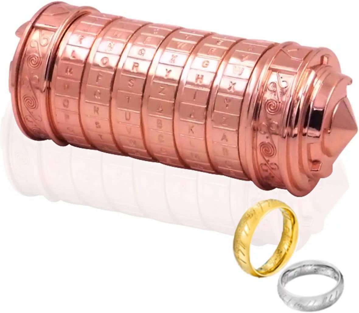 Cryptex Puzzle Boxes Da Vinci Code Mini Cryptex Lock with Hidden ...