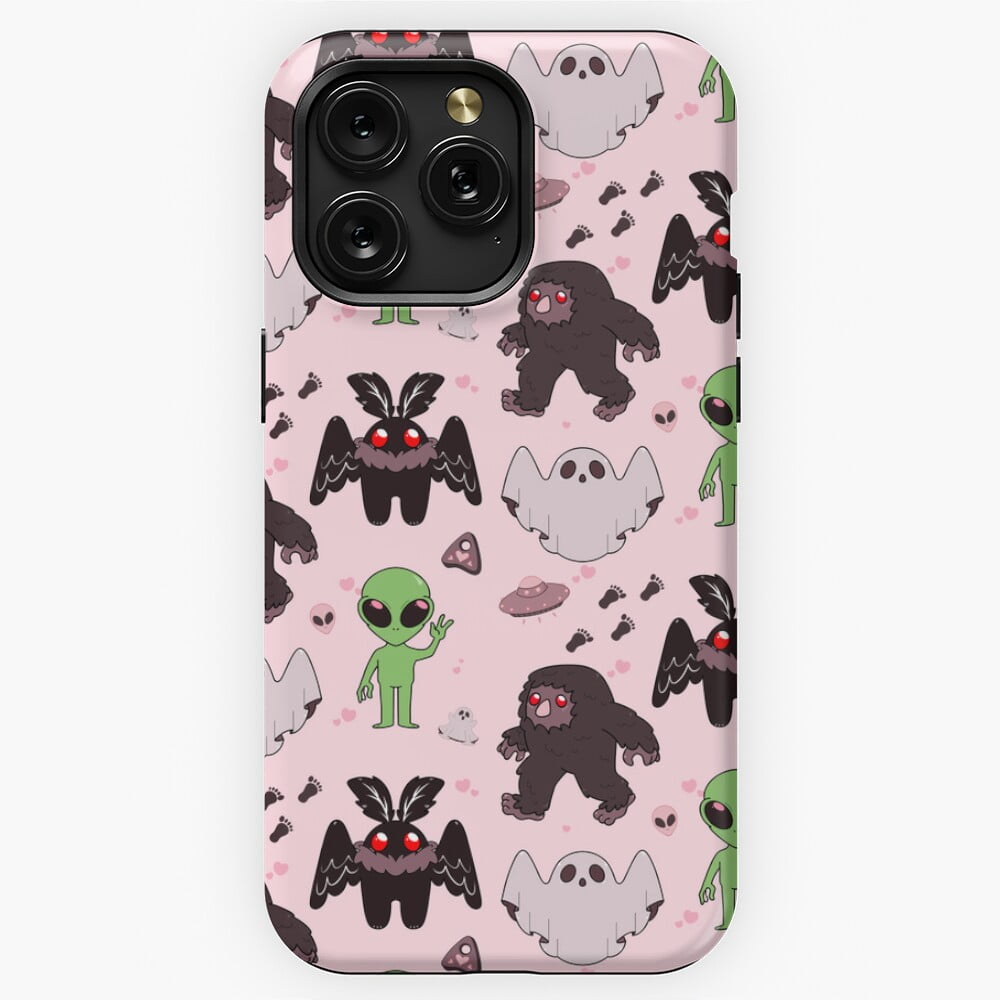 Cryptic Cuties Cute Mythical Monster Pattern iPhone Case 17 11 12 13 14 ...