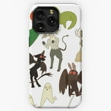 Cryptic Life Of North America Mythic Species Art iPhone Case 17 16 15 ...