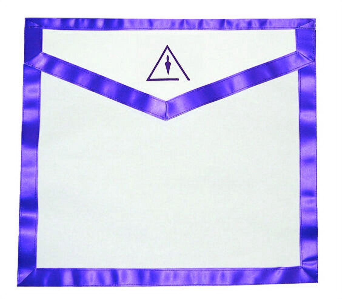 Cryptic Mason Right Break Masonic Lodge Apron Freemason. Royal & Select ...