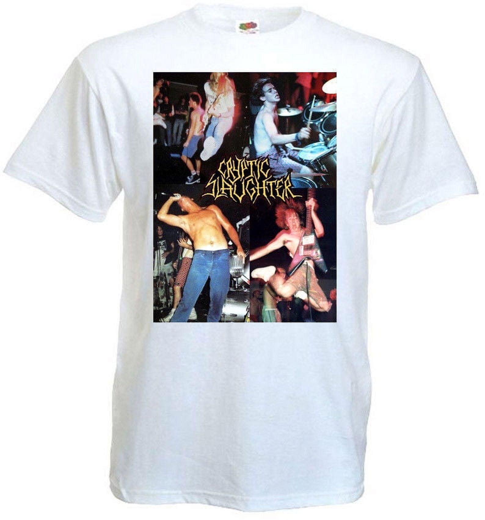 Cryptic Slaughter v1 t shirt white all sizes S-5XL - Walmart.com