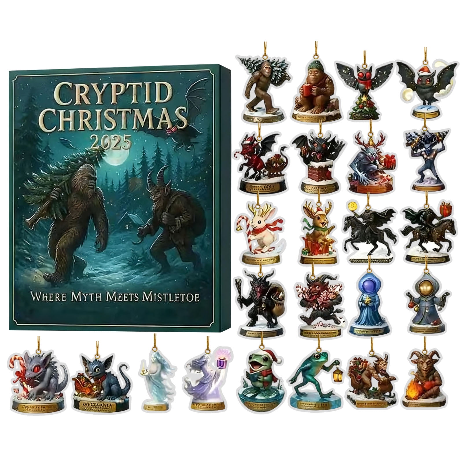 Cryptid Advent Calendars 2025 Mystery Advent Calendars 2025,24 Days ...