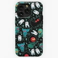 Cryptid Aliens Night Black Fantasy Creature Art iPhone Case 17 through ...