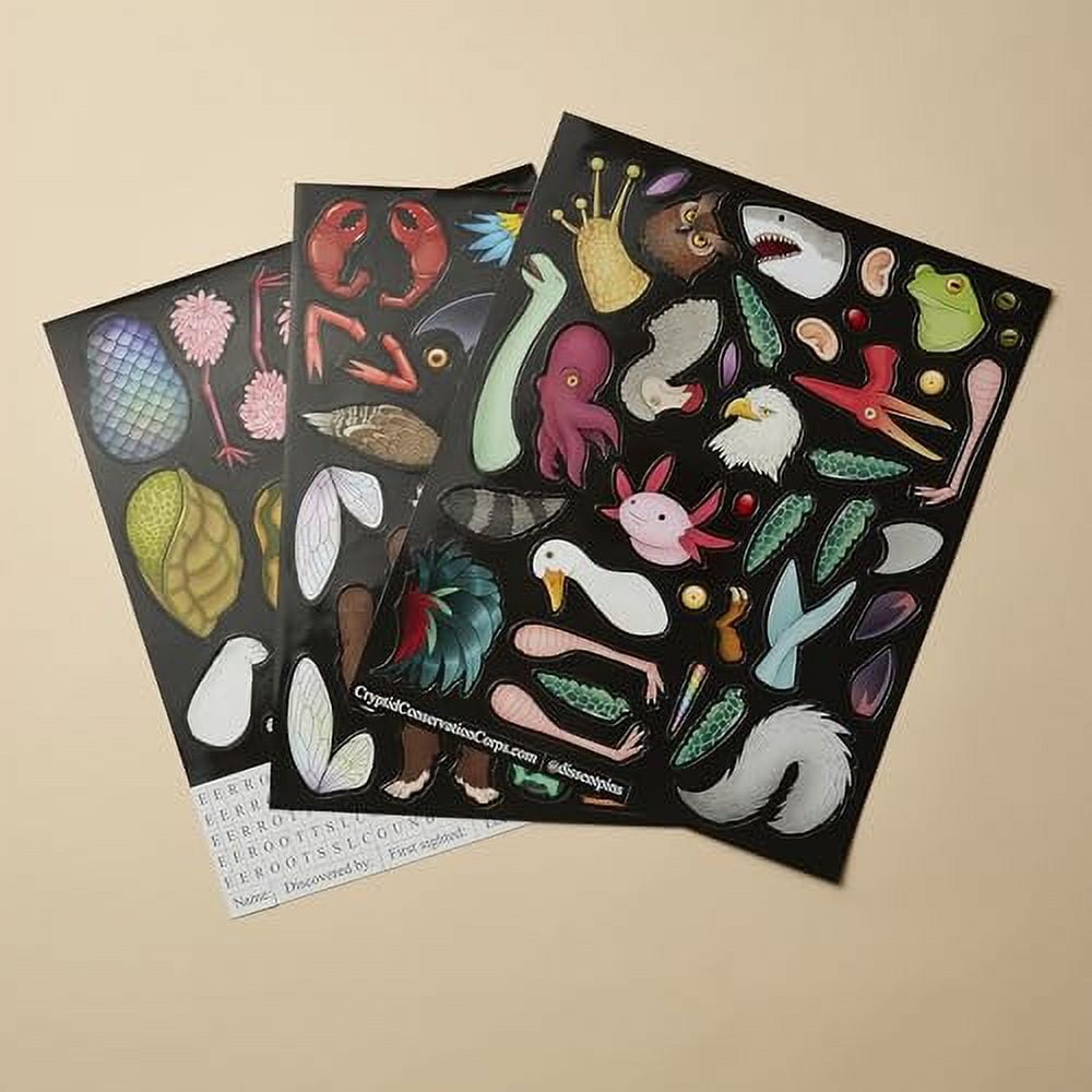 Cryptid Construction Kit - Funny Fridge Magnet Creature Creation Kit by ...