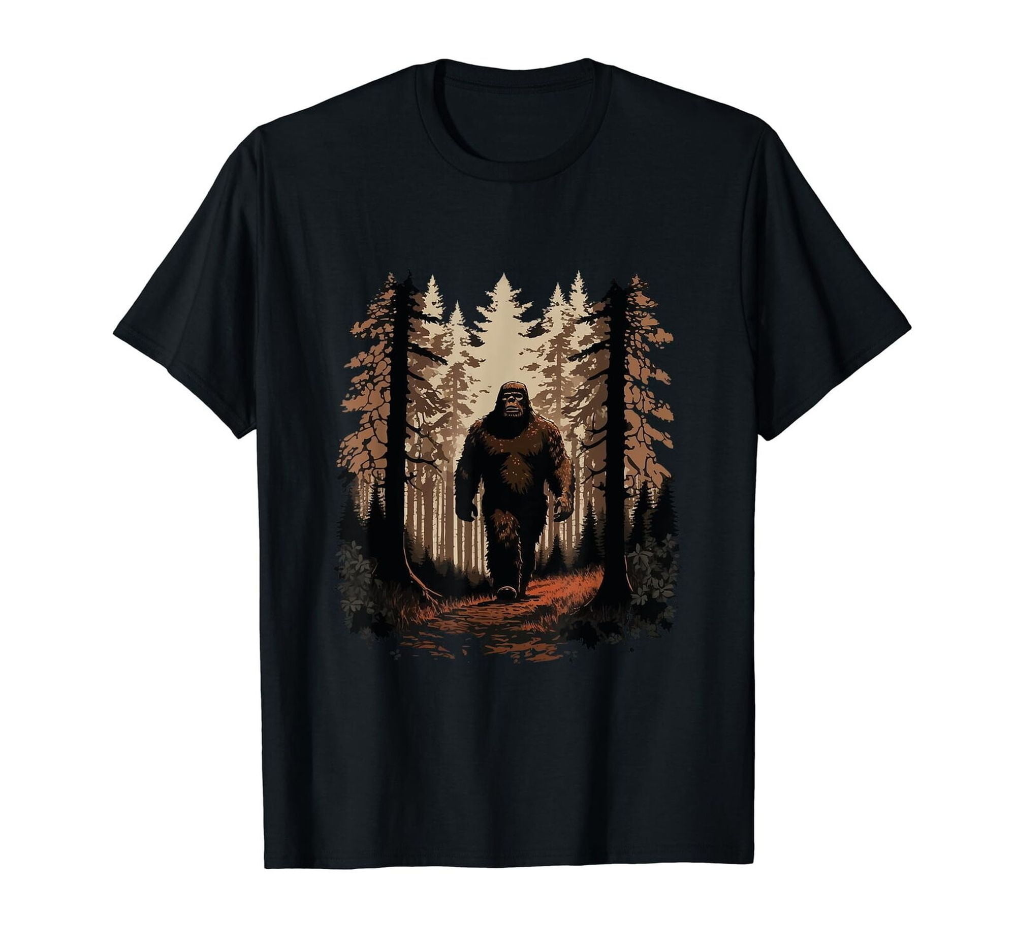 Cryptid Enthusiasts Iconic Bigfoot Tee Embrace The Legend