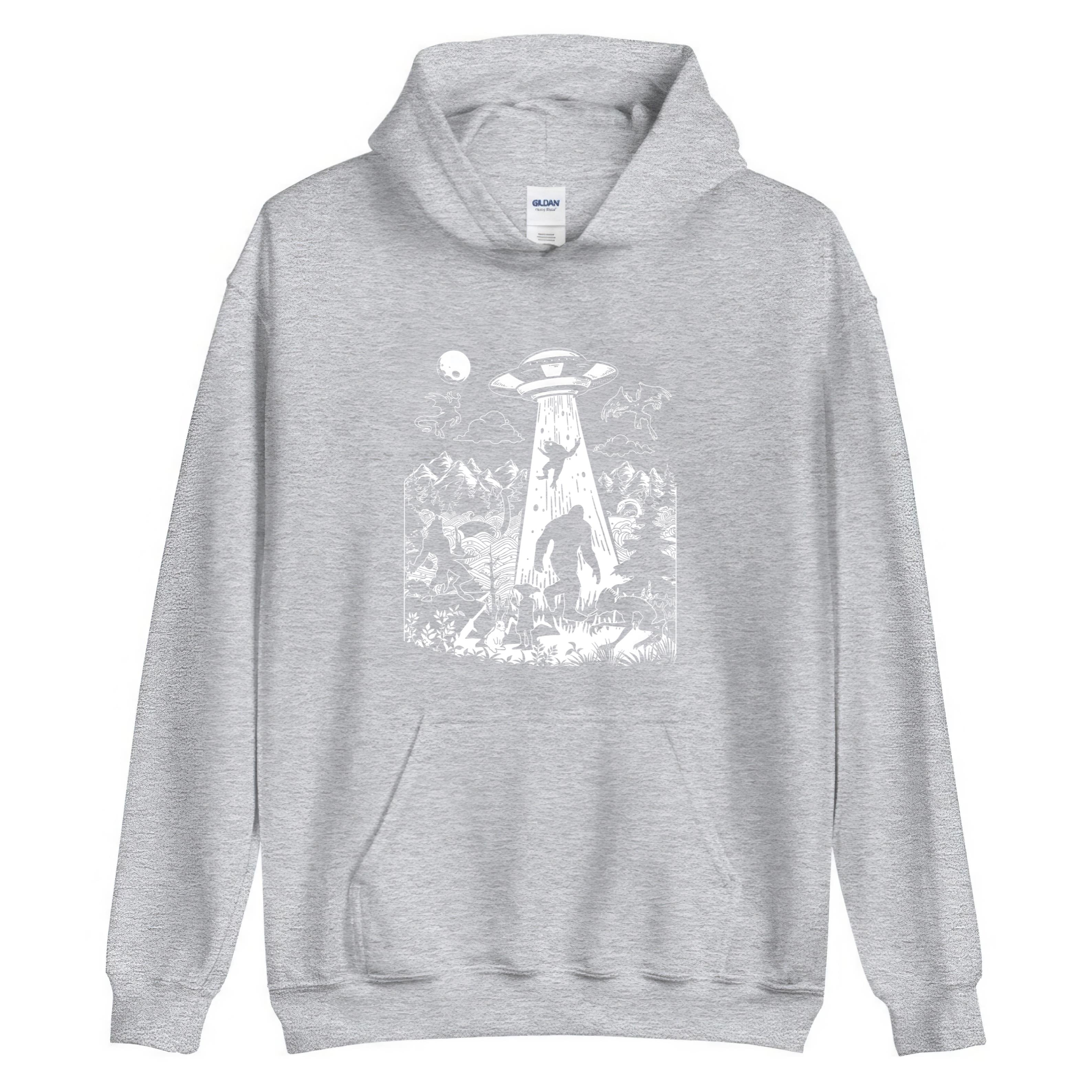 Cryptid Monster Graphic Hoodie, Unisex Mythical Creatures - Walmart.com