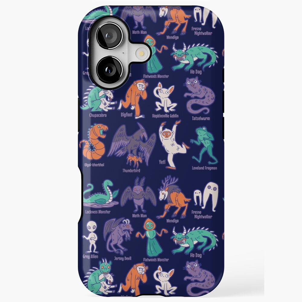 Cryptid Mythology Art Universal Phone Case for iPhone 11–17 Pro Max ...