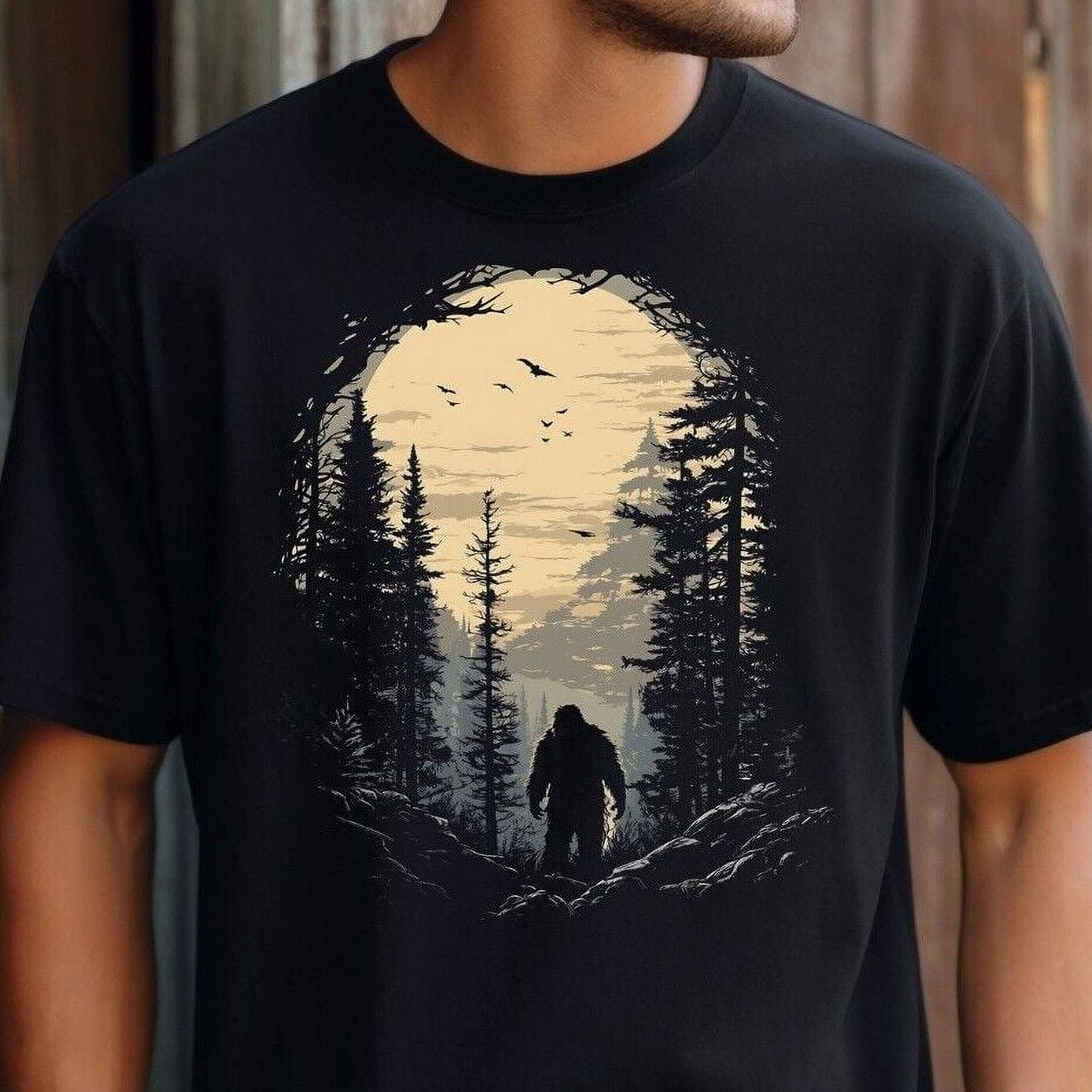 Cryptid Shirt Cryptozoology Bigfoot Sasquatch Mothman Supernatural ...