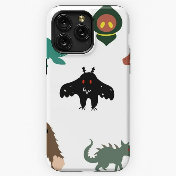 Cryptid Squad 1 Team Creature Club Design iPhone Case 17 through 11 Pro ...