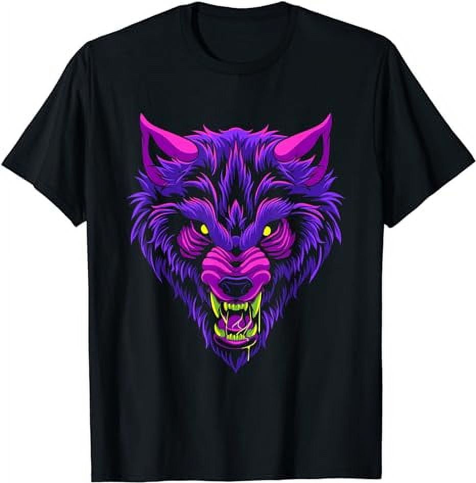 Cryptid Werewolf Head Halloween Mythology Mythical Creature T-Shirt ...