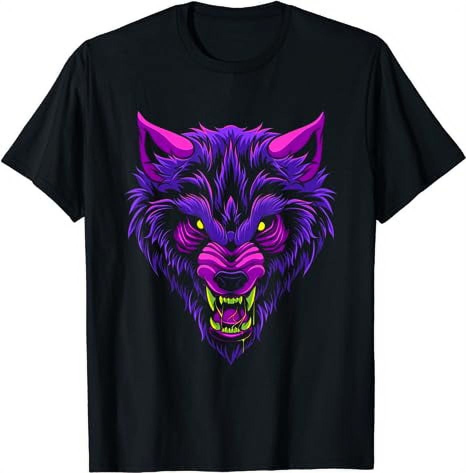 Cryptid Werewolf Head Halloween Mythology Mythical Creature T-Shirt ...